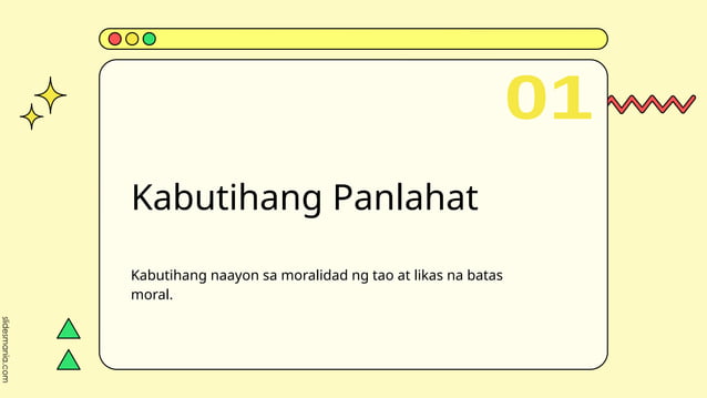 ESP 9.pptx kabutihang panlahat for grade 9 | PPTX