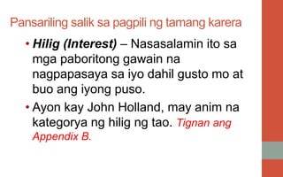 EsP9-M13-Mga Pansariling Salik Sa Pagpili ng Track o Kurso.pptx