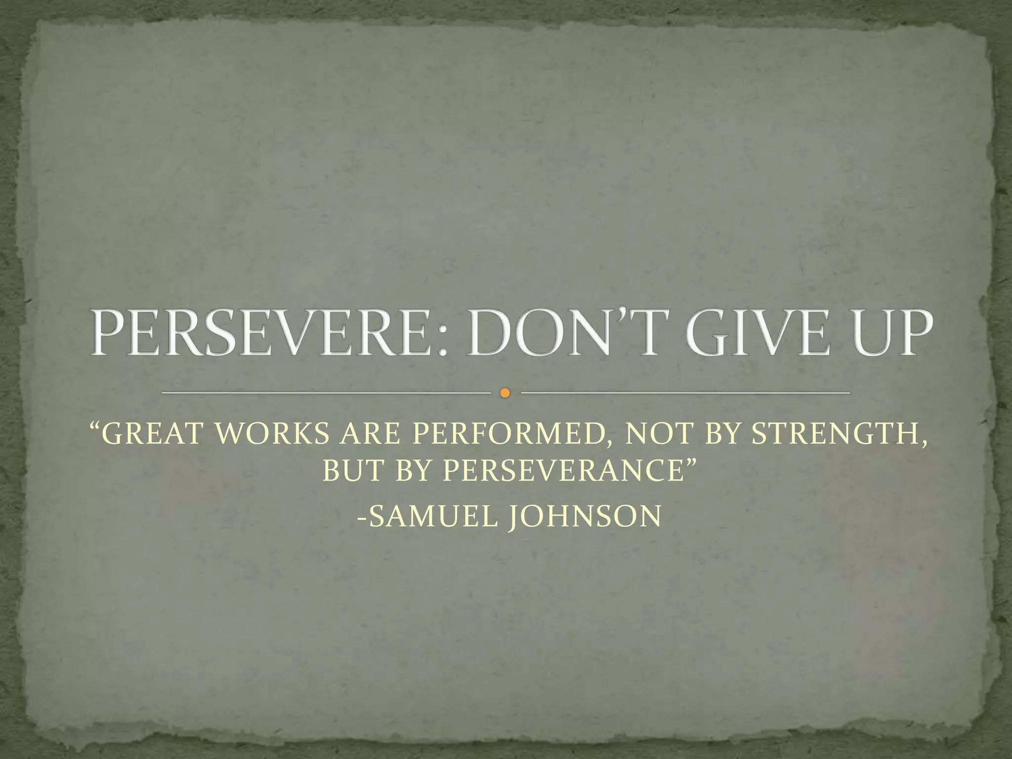 Esp 9 persevere | PPTX