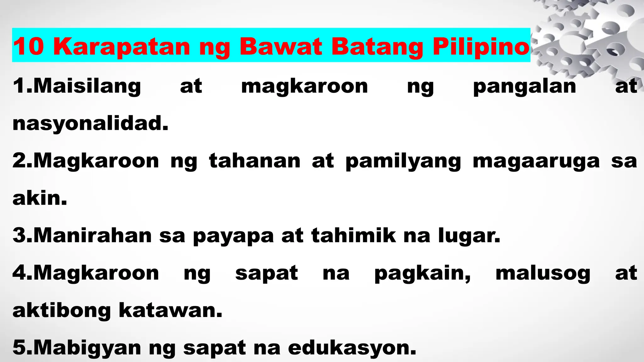 ESP lessons 2nd Quarter 1st Week of class grade nine | PPTX