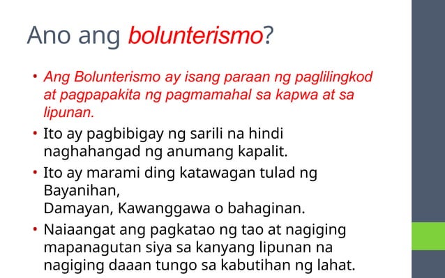 EsP 9 Aralin 8 - Pakikilahok at Bolunterismo.pptx