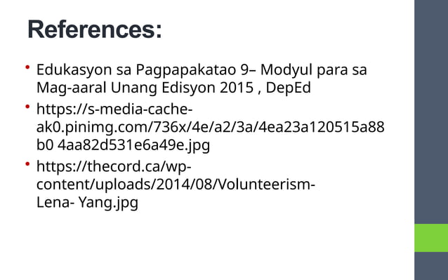 EsP 9 Aralin 8 - Pakikilahok at Bolunterismo.pptx