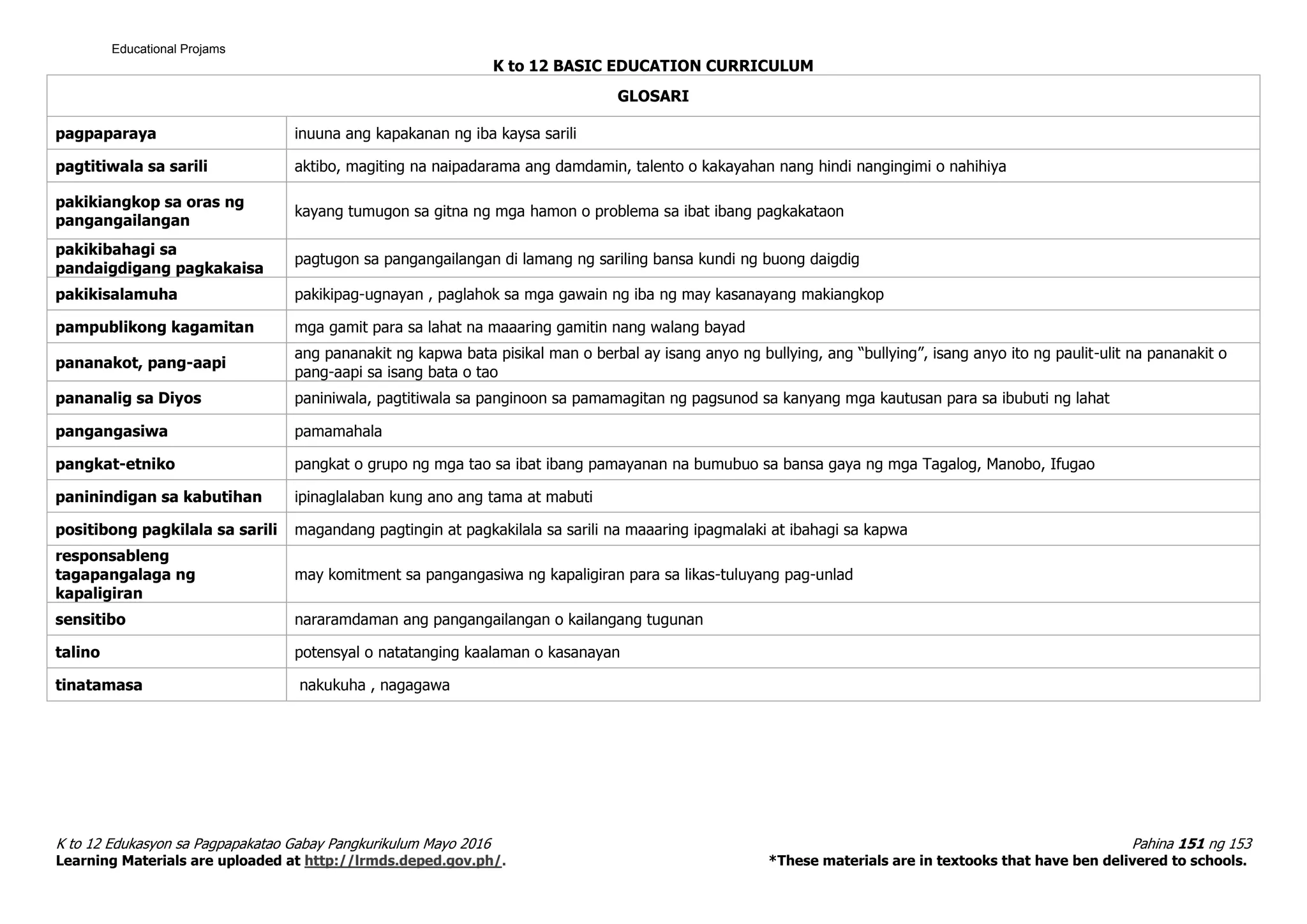 EsP 9 Curriculum Guide rev.2016
