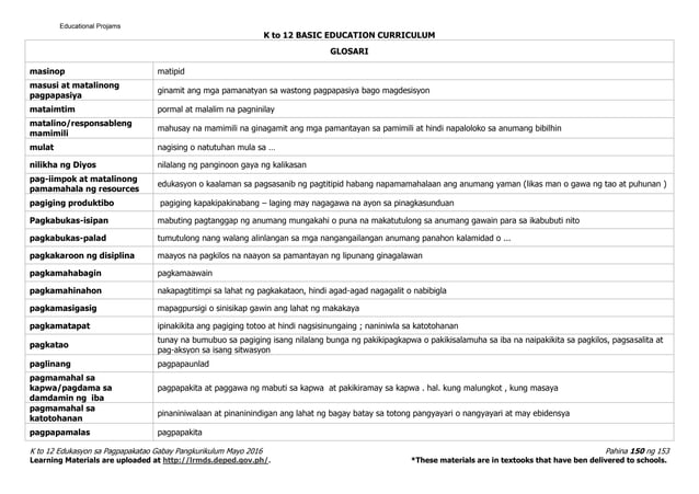 EsP 9 Curriculum Guide rev.2016