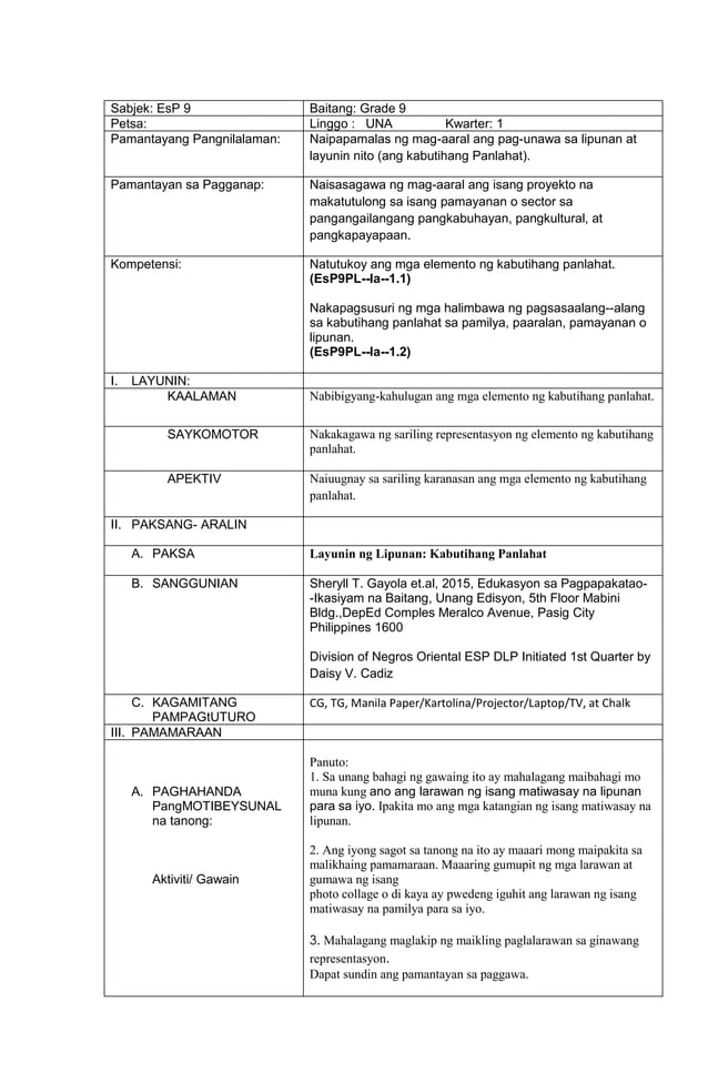 EsP9_Lesson Plan_Week1_Q1.docx