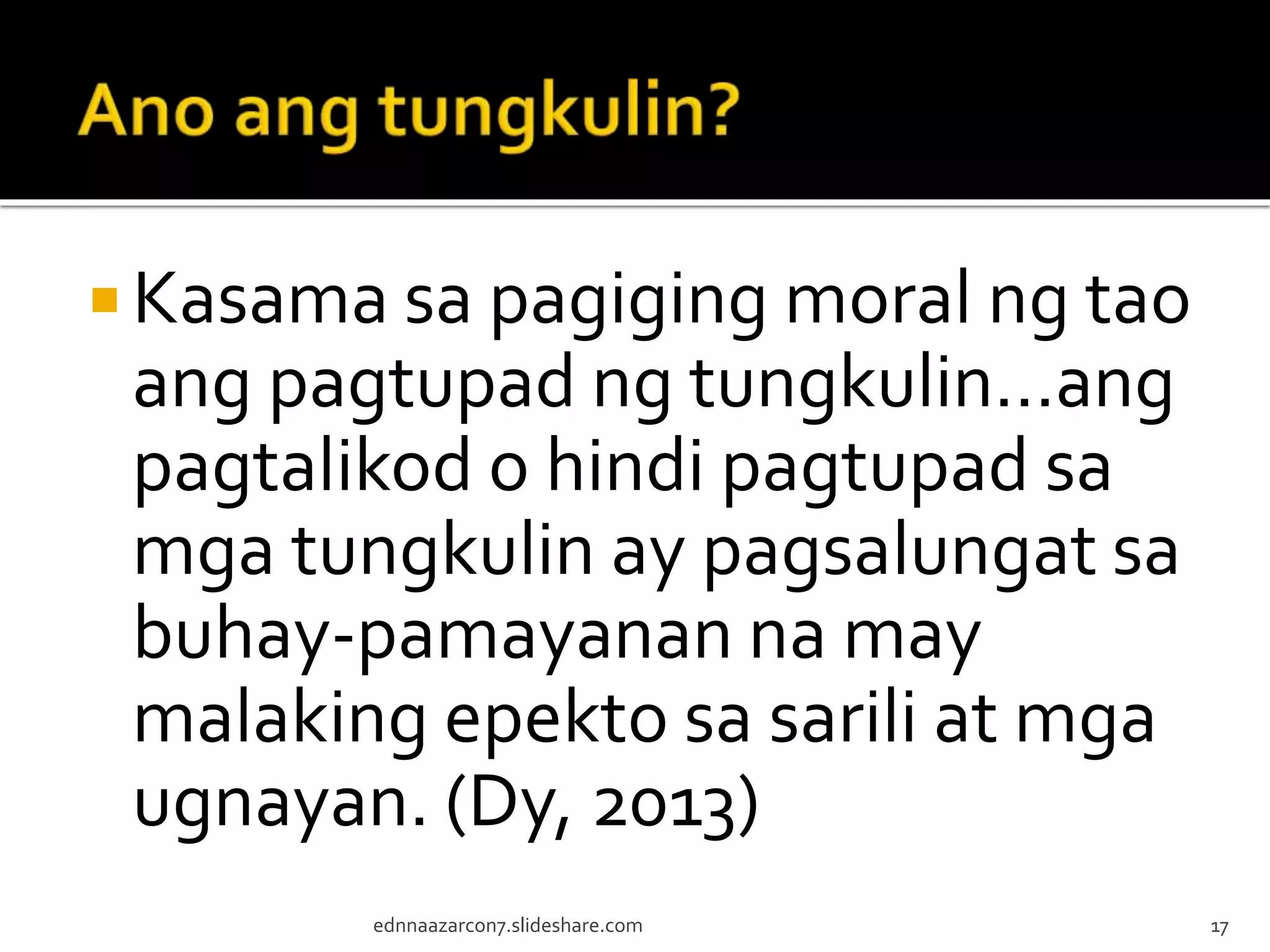 Es p 9 Module 6 Karapatan at Tungkulin 2018 | PPTX
