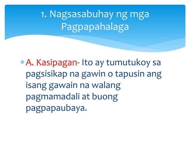 Es p 9 Modyul 10 Kagalingan sa Paggawa | PPTX