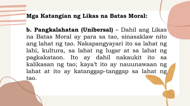 ESP 9 MODYUL 4 - BATAS NA NAKABATAY SA LIKAS NA BATAS MORAL.pptx