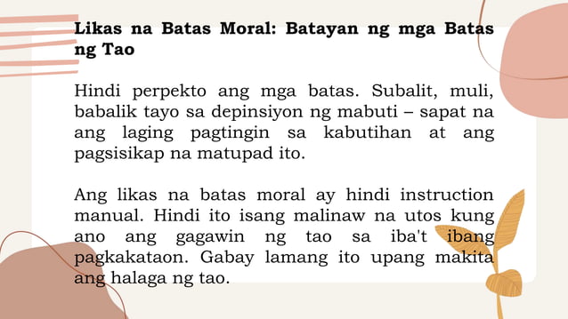 ESP 9 MODYUL 4 - BATAS NA NAKABATAY SA LIKAS NA BATAS MORAL.pptx