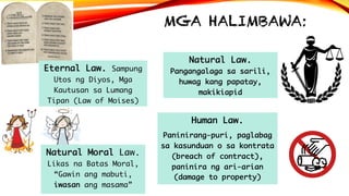 ESP 9 Modyul 6 Pagsang-ayon o Pagtutol sa Batas ayon sa Likas na Batas ...