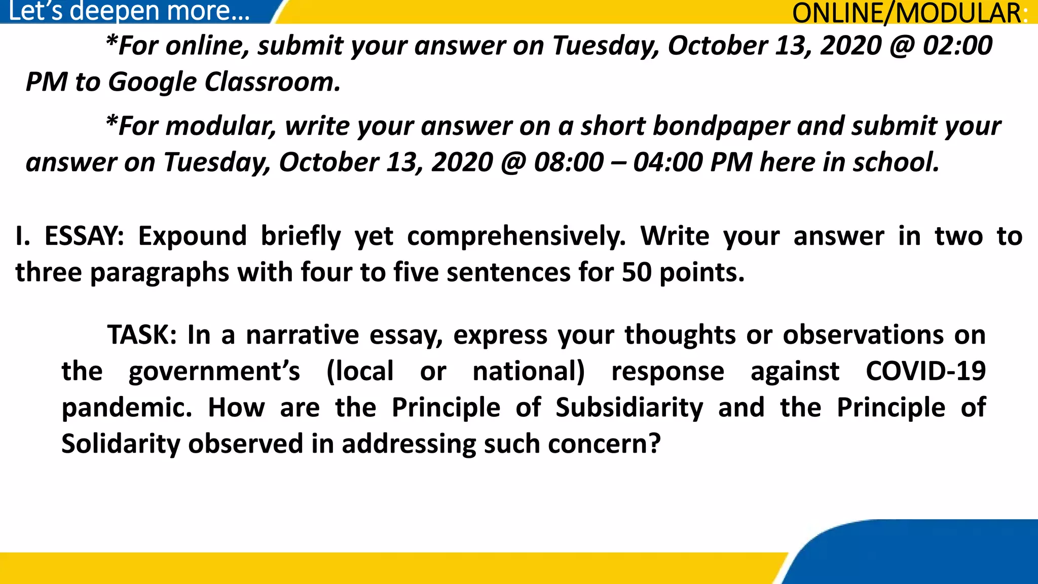 ESP9: Learning the Principle of Subsidiarity and Principle of ...