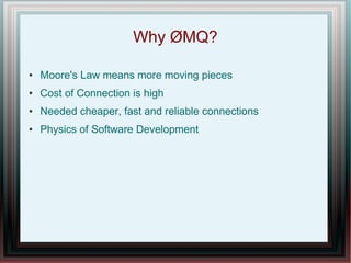 Introduction to ZeroMQ - eSpace TechTalk | PPT