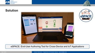 eSPACE: Elevating End-User Control Over Smart Devices and Things | PPT