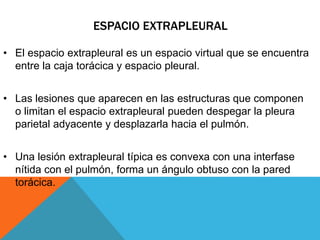 Espacio pleural y extrapleural | PPT
