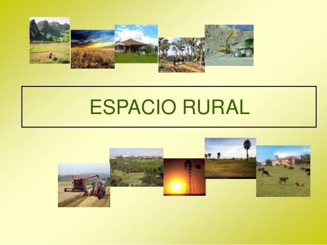 Espacio rural 2011