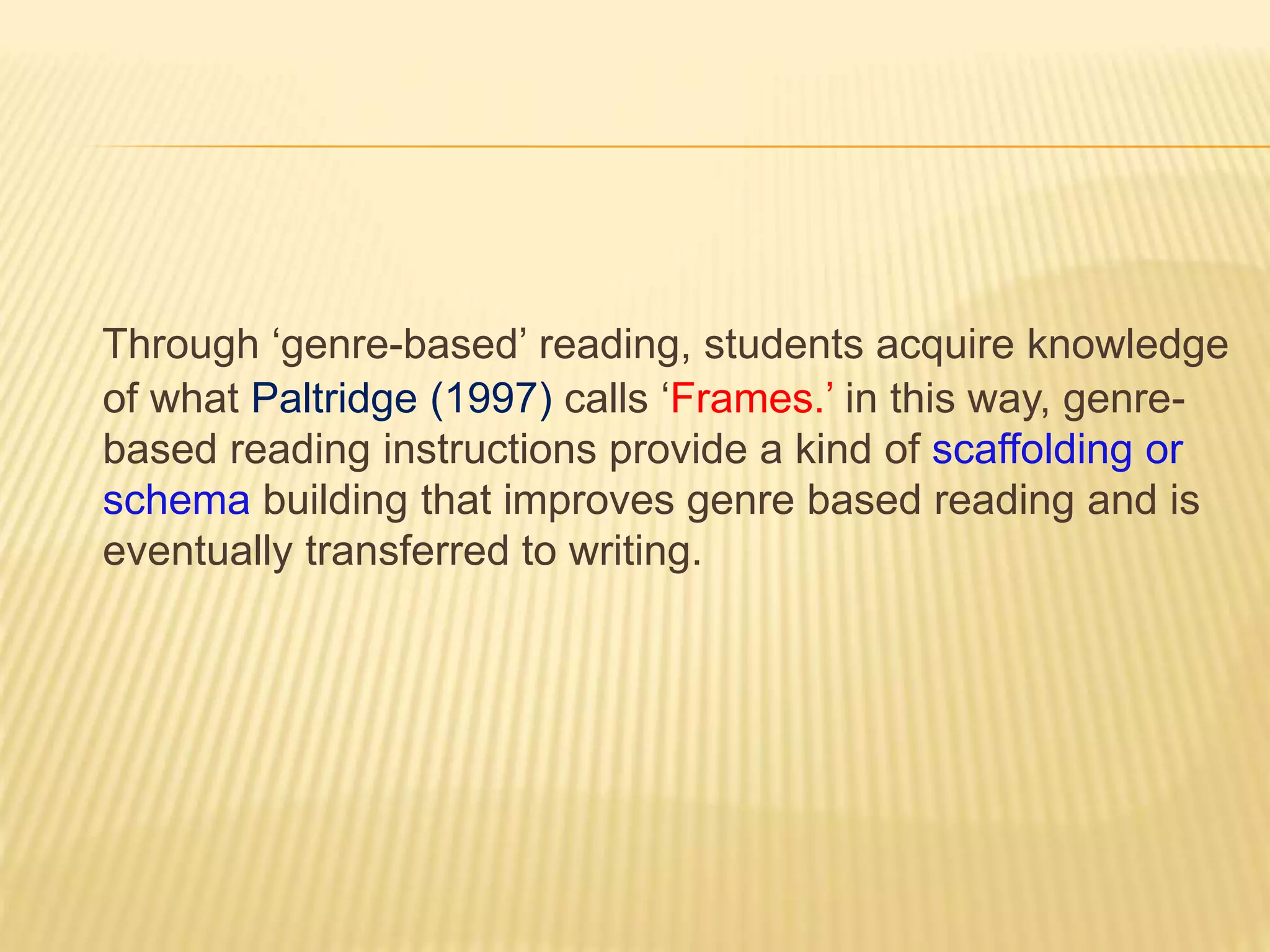 Esp and reading skill in applied linguistics | PPTX