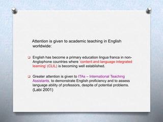 Esp and speaking skills | PPTX