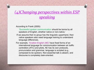 Esp and speaking skills | PPTX