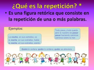 Ejemplos De Repeticiones En La Literatura