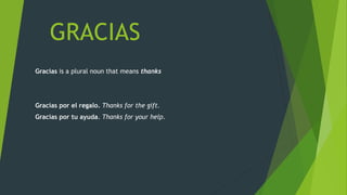 Español first class notes , help to learn | PDF
