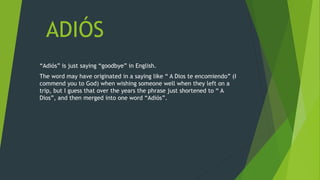 Español first class notes , help to learn | PDF