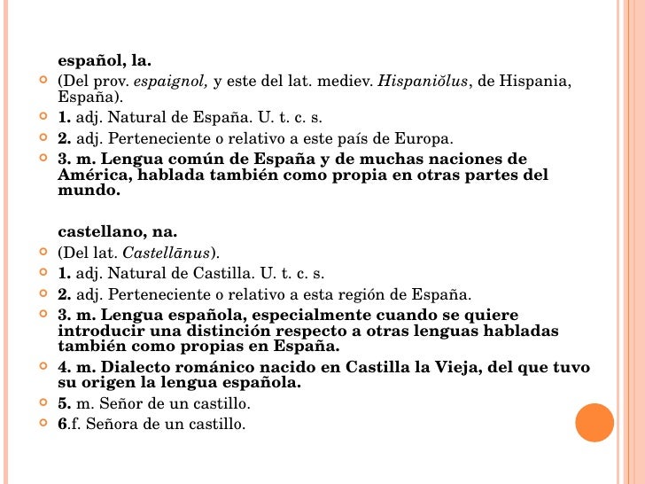 ¿Español o Castellano?