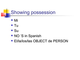 Español 1 unidad 1 rss | PPT