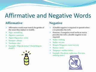 Espanola Grammar Book | PPT