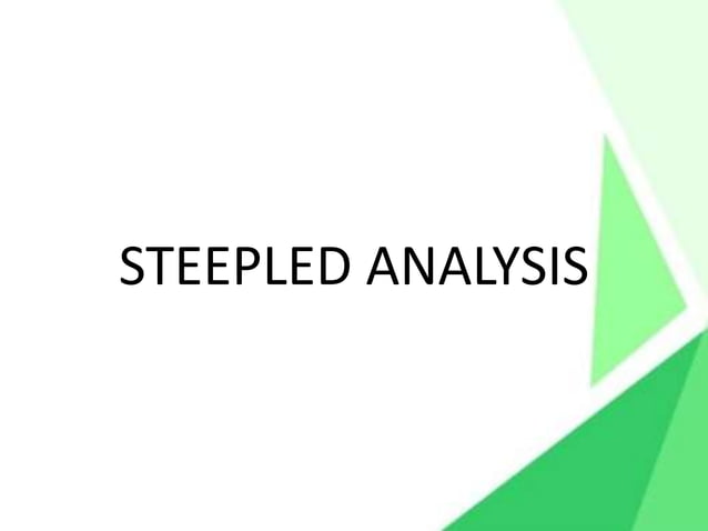THE IMPORTANCE OF STEEPLED ANALYSIS IN THE BUSINESS | PPT
