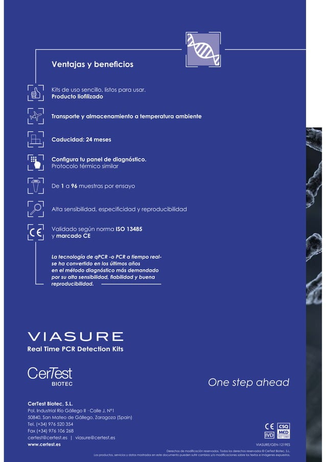 VIASURE® Real Time PCR Detection Kit | PDF