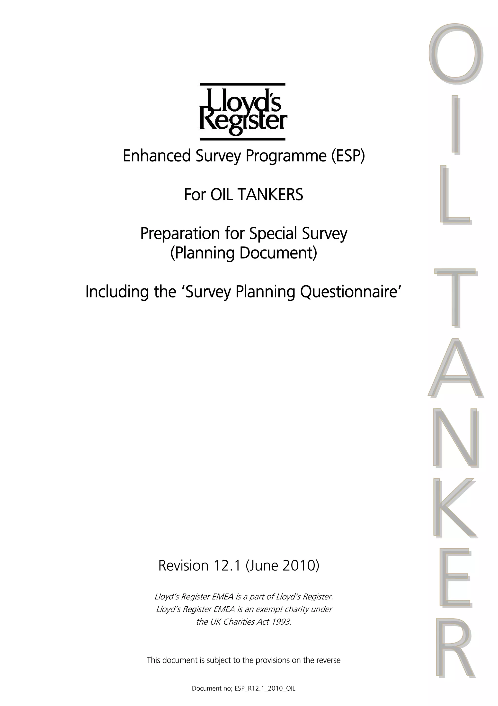 Esp booklet for oil tankers tcm155-206361 | PDF