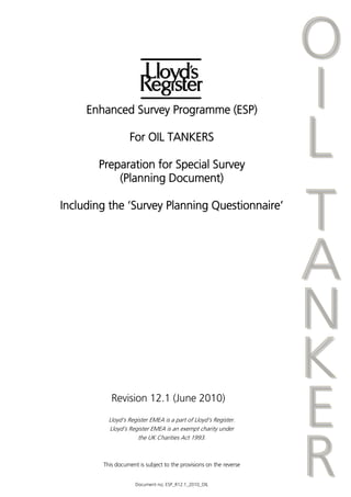 Esp booklet for oil tankers tcm155-206361 | PDF