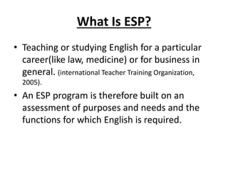 Esp by rida irfan | PPT