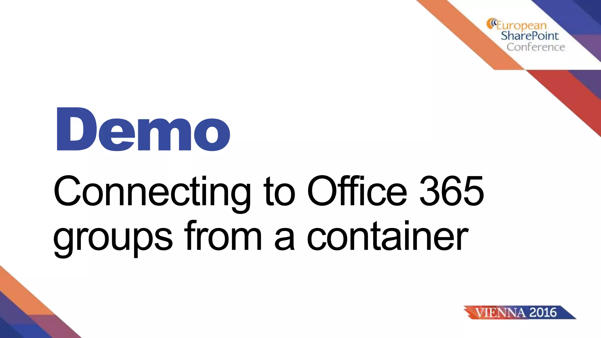 European SharePoint Conference - TH3 | PPT