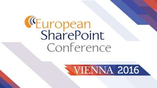European SharePoint Conference - TH3 | PPT