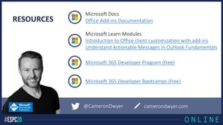 ESPC20 Learn the Key Building Blocks for Developing Office Add-ins | PPT