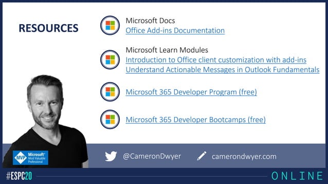 ESPC20 Learn the Key Building Blocks for Developing Office Add-ins | PPT