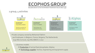 ESPC3 - Rob de Ruiter - Ecophos - Status of phosphorus recovery and low ...