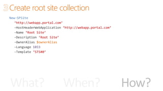How To Use Host-Named Site Collections | PPT
