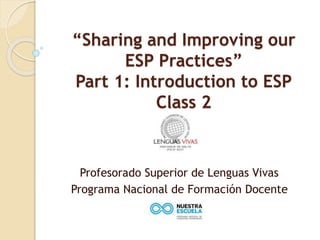 Esp course 2nd class | PPT