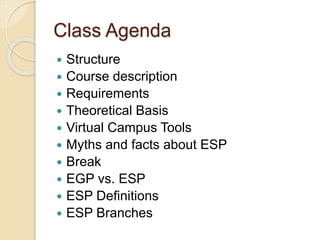 Esp course introduction | PPT