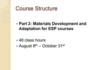 Esp course introduction part 2 | PPT