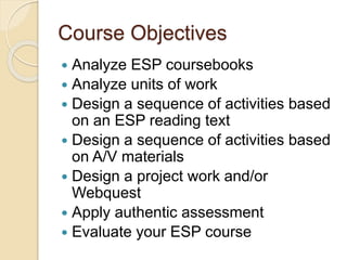 Esp course introduction part 2 | PPT