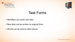 Forms and Workflow: Putting the Right Work in the Right Place presented ...
