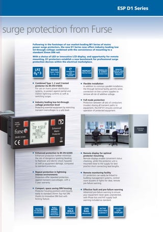 ESP D1 Series - Enhanced mains power protectors | PDF