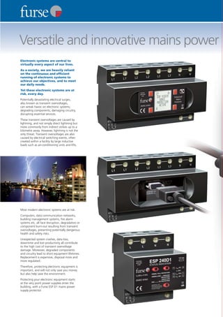 ESP D1 Series - Enhanced mains power protectors | PDF
