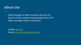 Espec - Elixir bdd | PDF