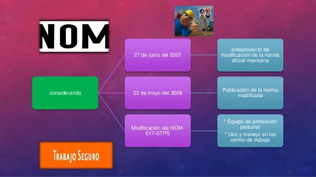NORMA “NOM-017-STPS-2008”