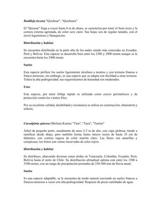 Especies nativas de la region de puno | PDF