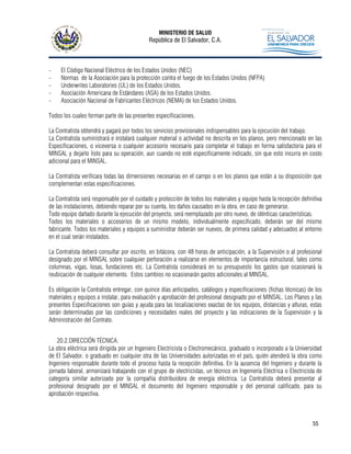 Especificaciones Técnicas | PDF